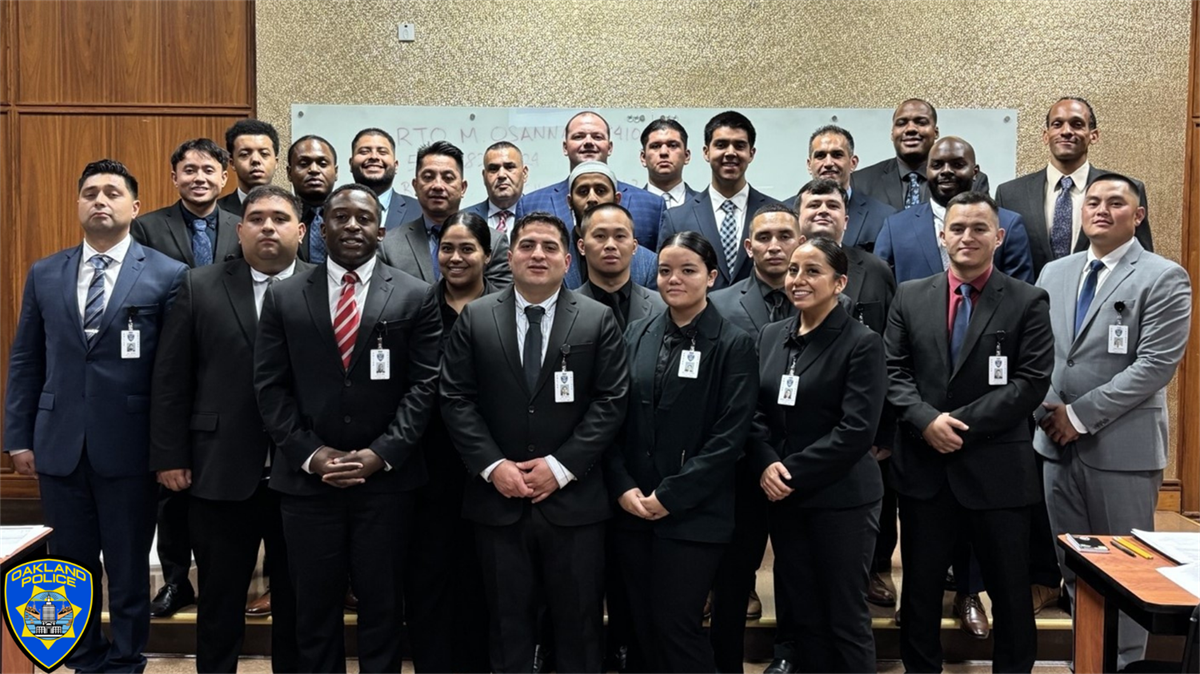 OPD Welcomes the 195th Police Academy | City of Oakland, CA